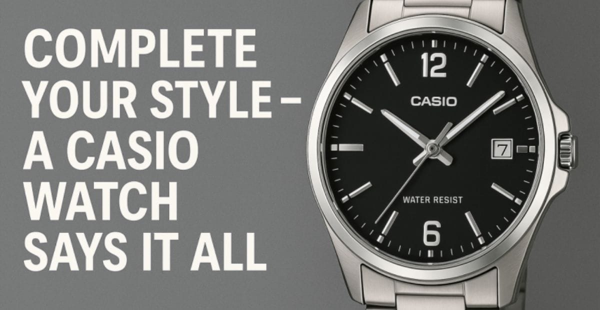 Complete Your Style – A Casio Watch Says It All