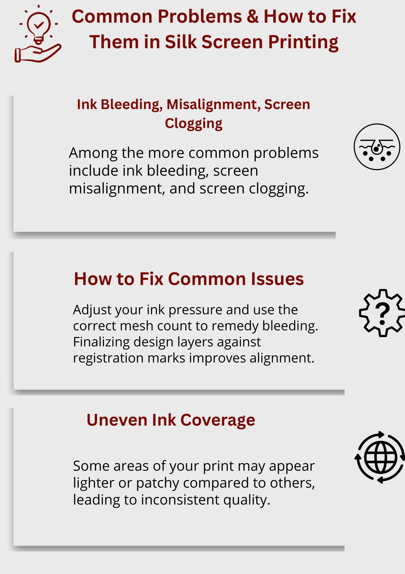 Types of Silk Screen Printing
