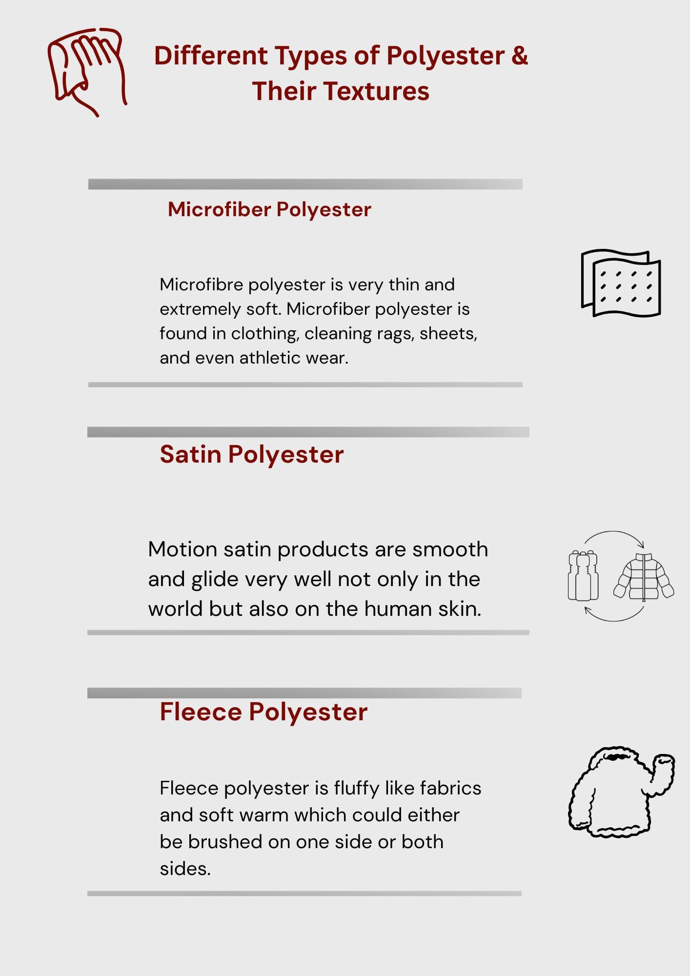 what does polyester feel like