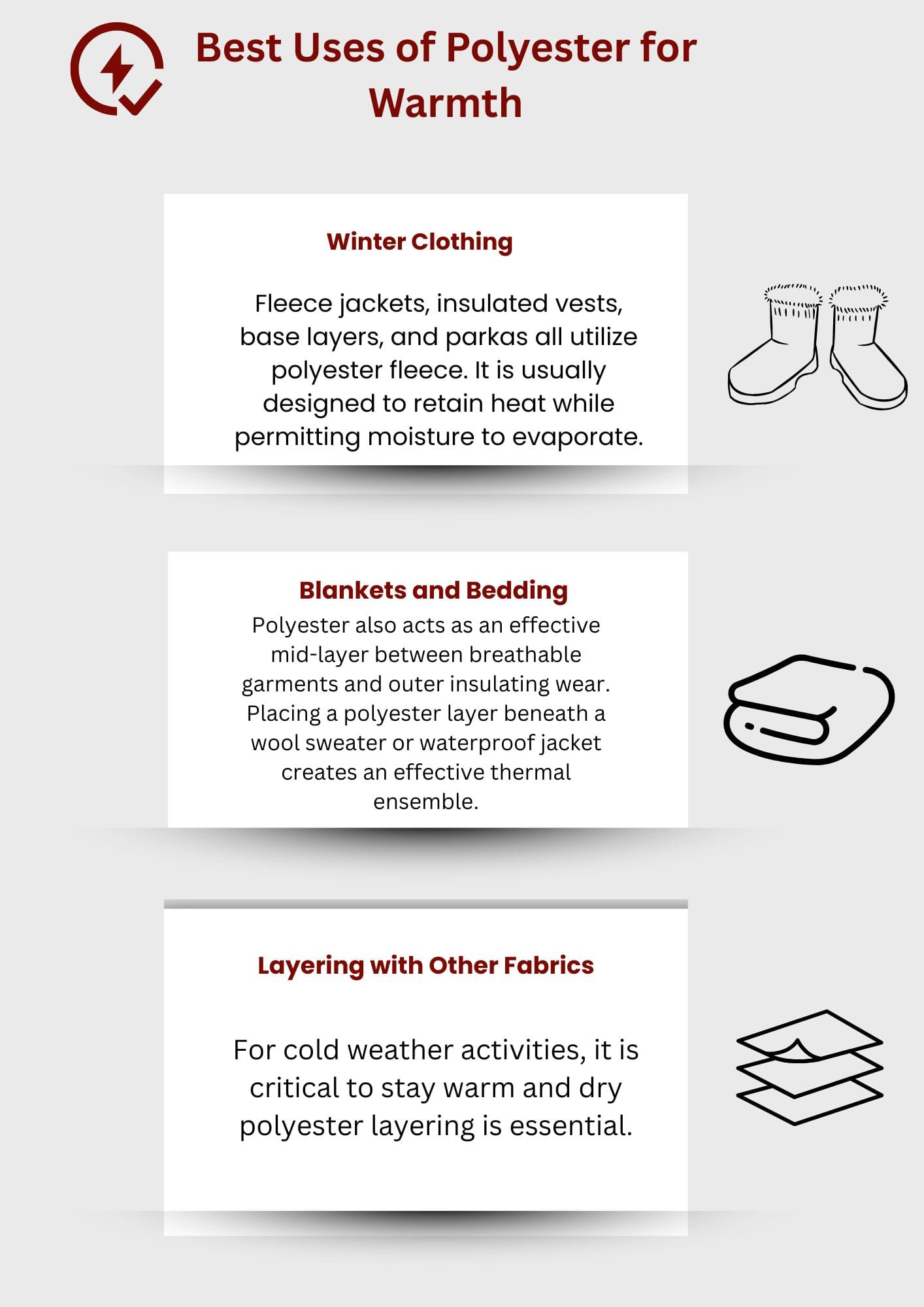 Is polyester warm